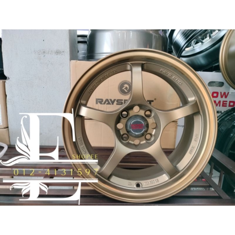 NEW SPORT RIM 15 INCH RAYS VOLK RACING RM1580 AUTO OPTIONS MYVI CITY ...