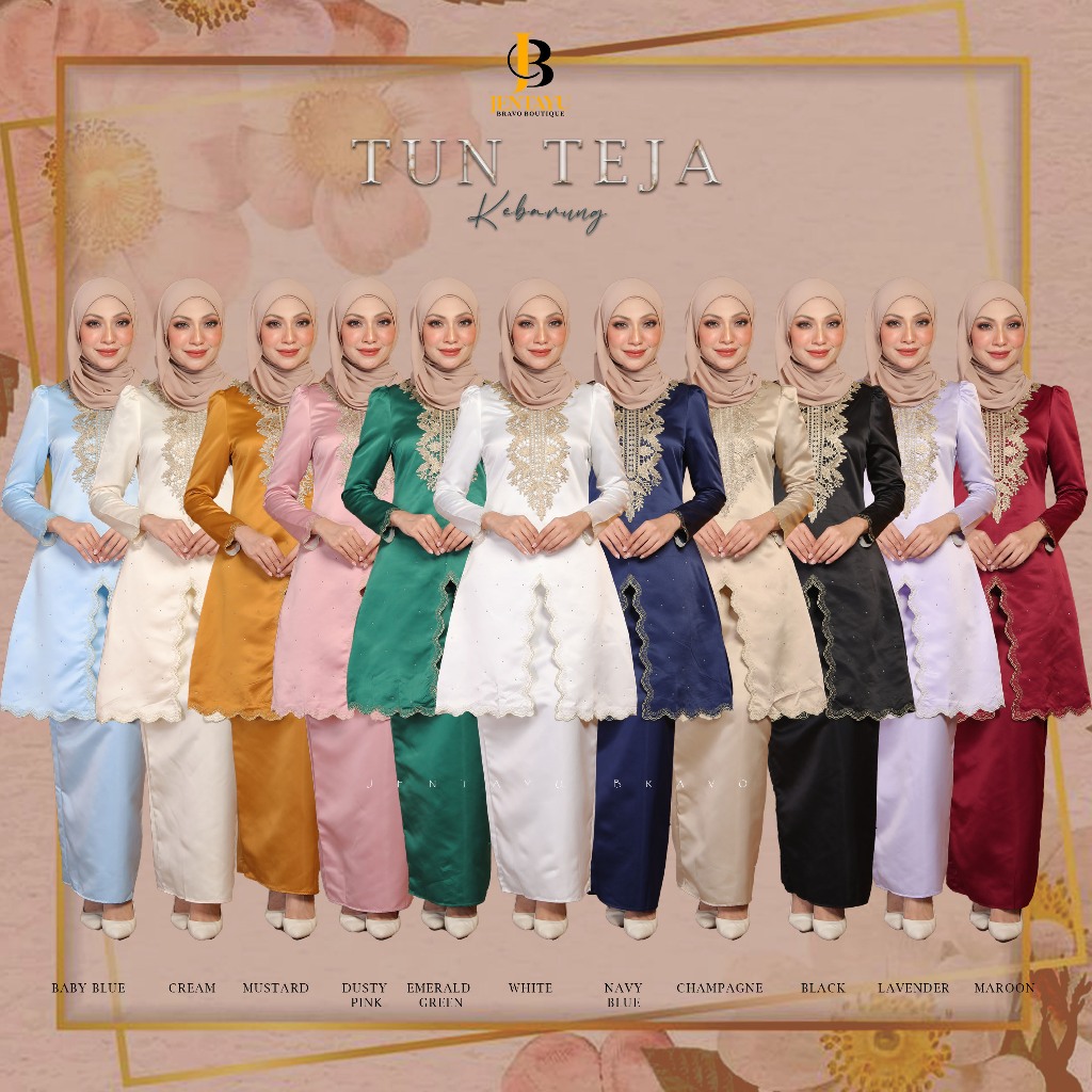 TUN TEJA KEBARUNG - HARI RAYA - KENDURI - BRIDESMAID - TUNANG - NIKAH | Shopee Malaysia