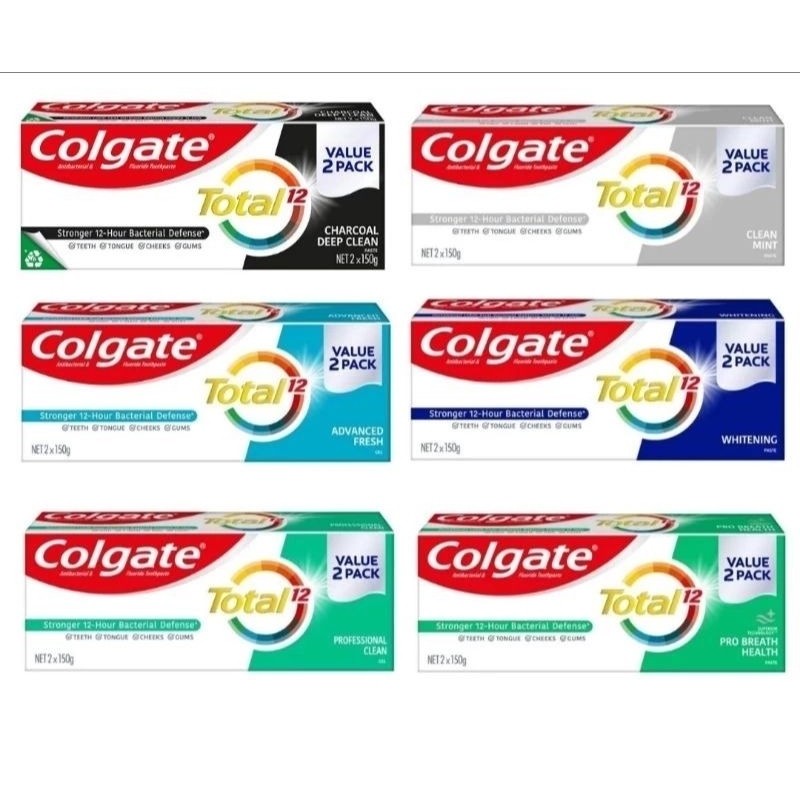 Colgate Total Toothpaste Valuepack 2 x 150g | Shopee Malaysia