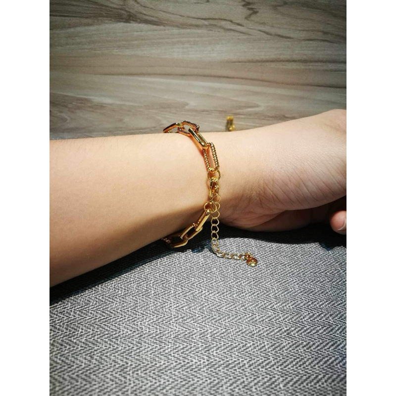 Gelang tembaga tulin ( XP568 ) bersalut emas 18k gred AAA | Shopee Malaysia