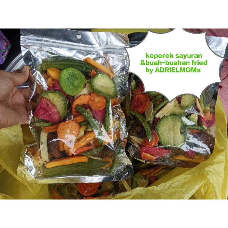 KEREPEK SAYURAN MIX BUAH - BUAHAN VIRAL | Shopee Malaysia