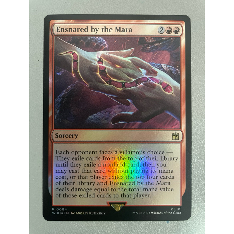 MTG:Doctor Who (WHO) R0084 - Ensnared by the Mara (Foil) | Shopee Malaysia