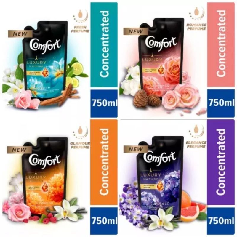 Comfort Concentrate Fabric Softener Luxury Nature (750ml) | Shopee Malaysia