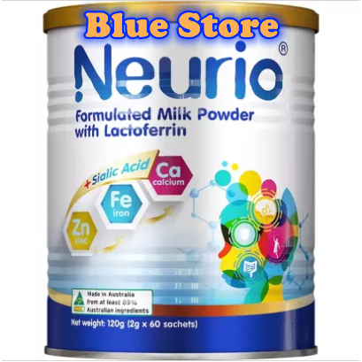 Neurio Formulated Milk Powder With Lactoferrin 乳铁蛋白-黄金智慧版 120g | Shopee ...