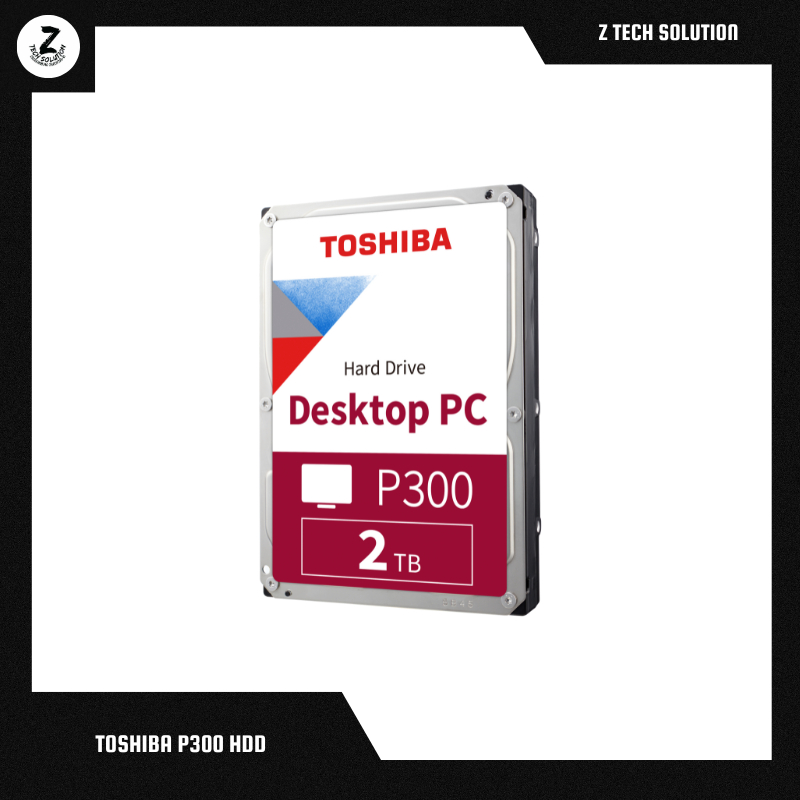 Toshiba P300 SATA III 3.5-Inch 6 Gbit/s Desktop Internal Hard Disk Drive ( 1TB / 2TB ) | Shopee ...
