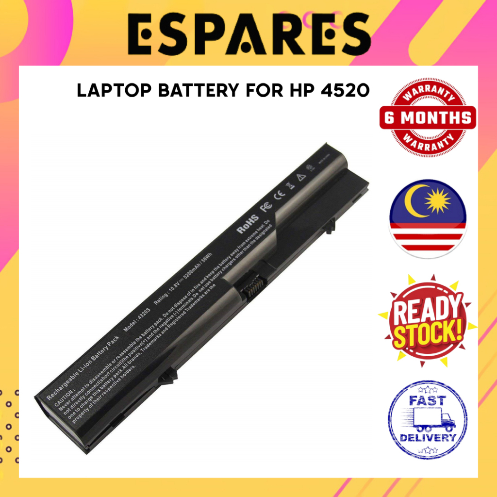 LAPTOP Battery for HP ProBook 4520S ProBook 4321s ProBook 4325s ProBook ...