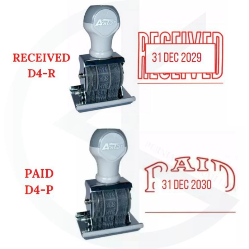 ASTAR DATE STAMP - RECEIVED STAMP / PAID STAMP | Shopee Malaysia