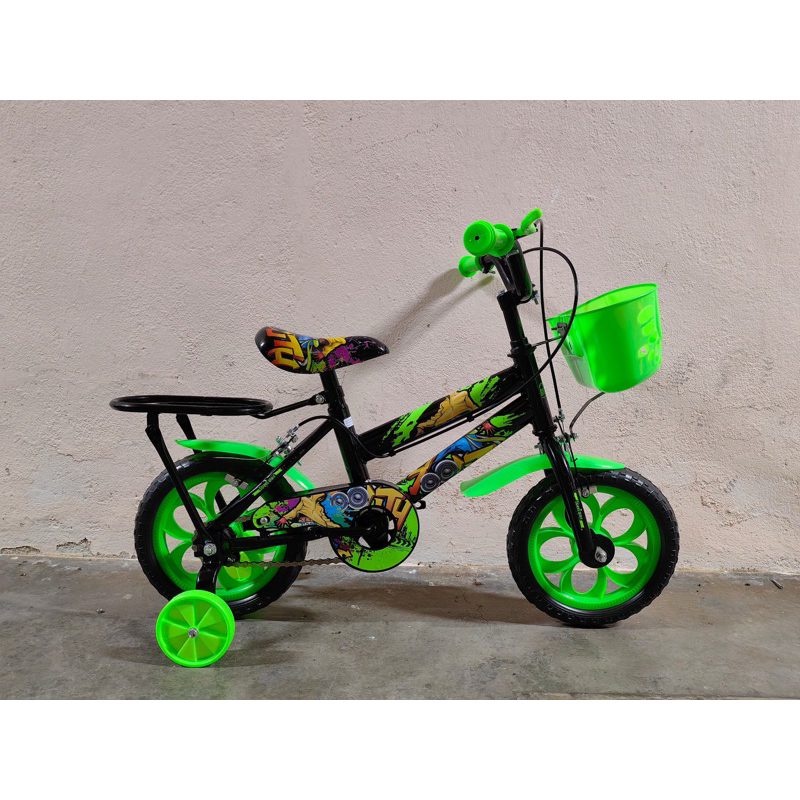 （100%SIAP PASANG）Basikal Budak / 12" Inch Bicycle Kids Basikal 12 Inci ...