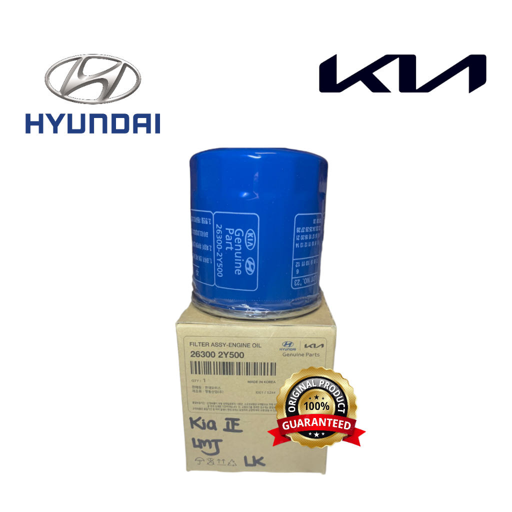 Original Kia Hyundai Oil Filter - Citra / Spectra / Carens / Getz / Ria ...