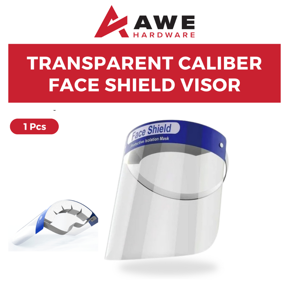 Transparent Caliber Face Shield Visor (1pc) Topeng Pelindung Muka ...