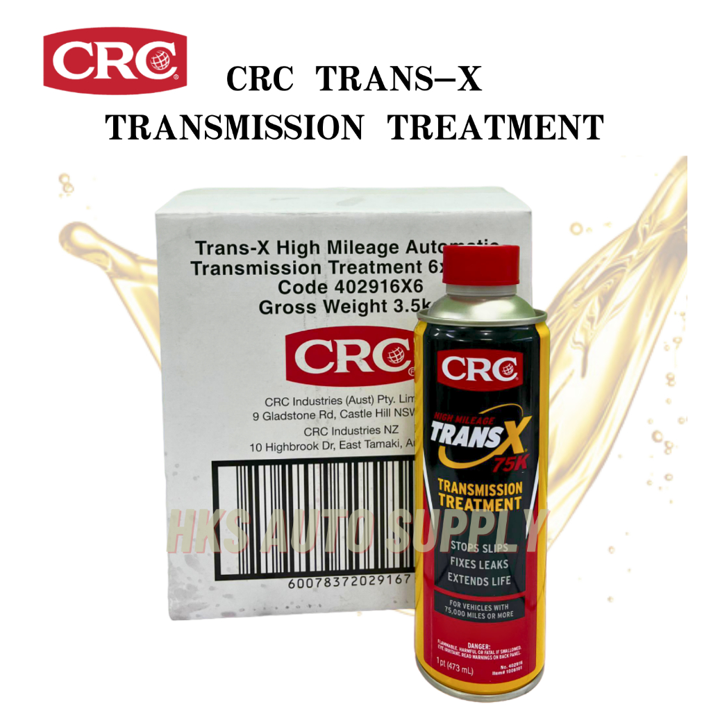 ORIGINAL CRC TRANS X K&W Trans-X Automatic Transmission Treatment 473ML ...