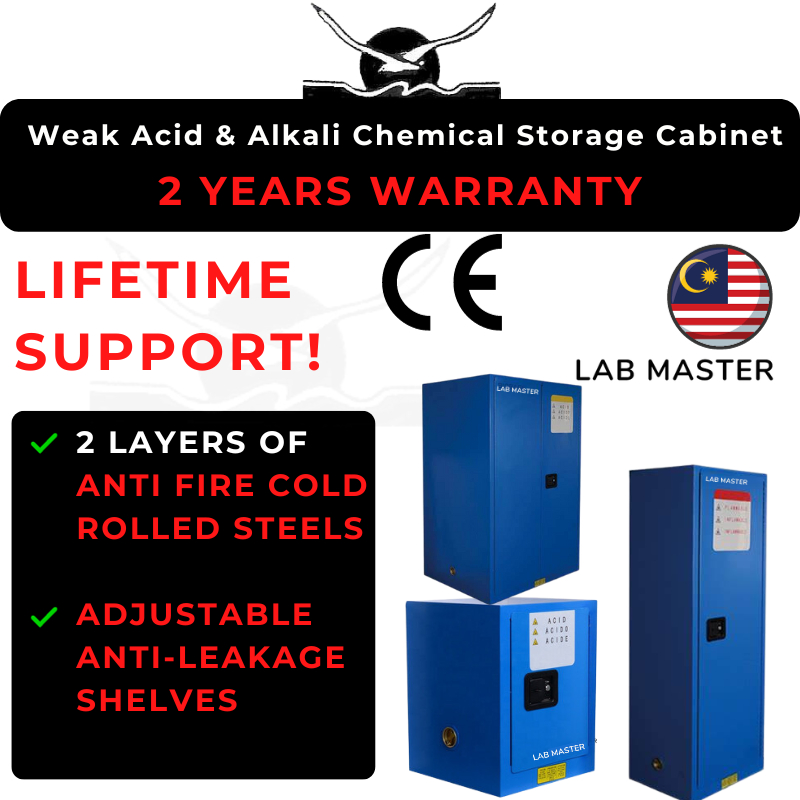 LAB MASTER/MALAYSIA Weak Acid and Alkali Chemical Storage Cabinet for R ...