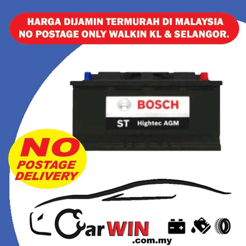 DIN80L BOSCH ST HIGHTEC LN4 AGM FOR ALL TYPE CONTI CAR MERCEDES BENZ ...