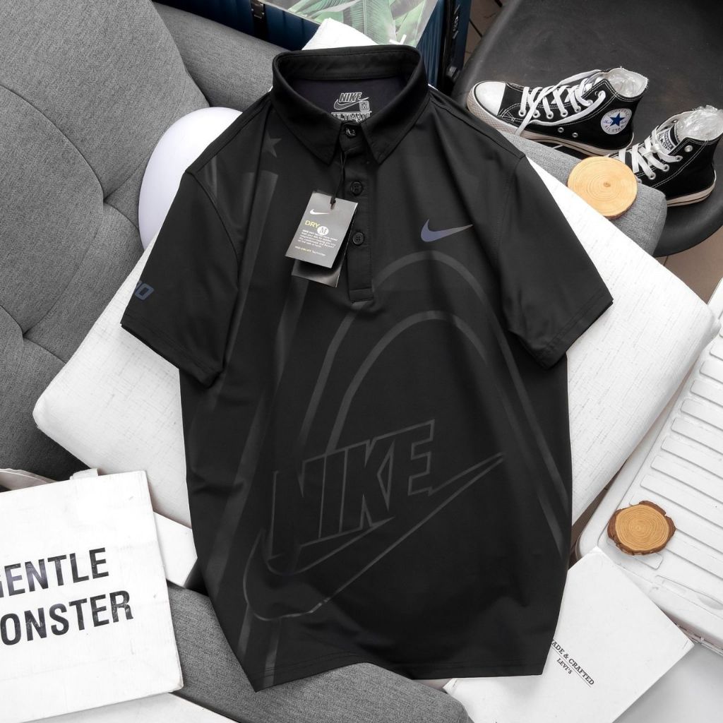 Sportswear Polyester Golf Shirt NK Logo Baju Golf Collar Shirt Sports ...