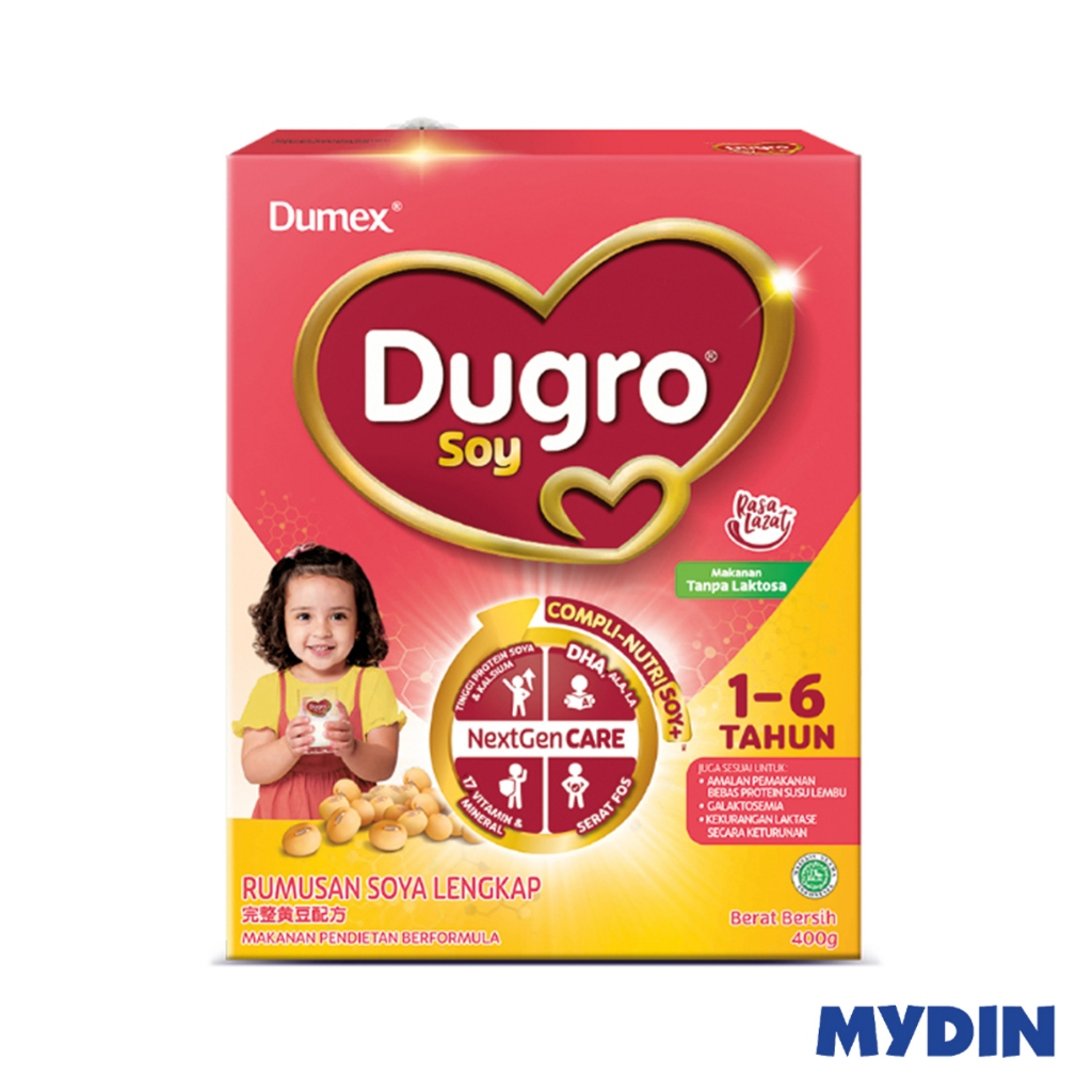 Dumex Dugro Soy 1-6 Years (400g) | Shopee Malaysia
