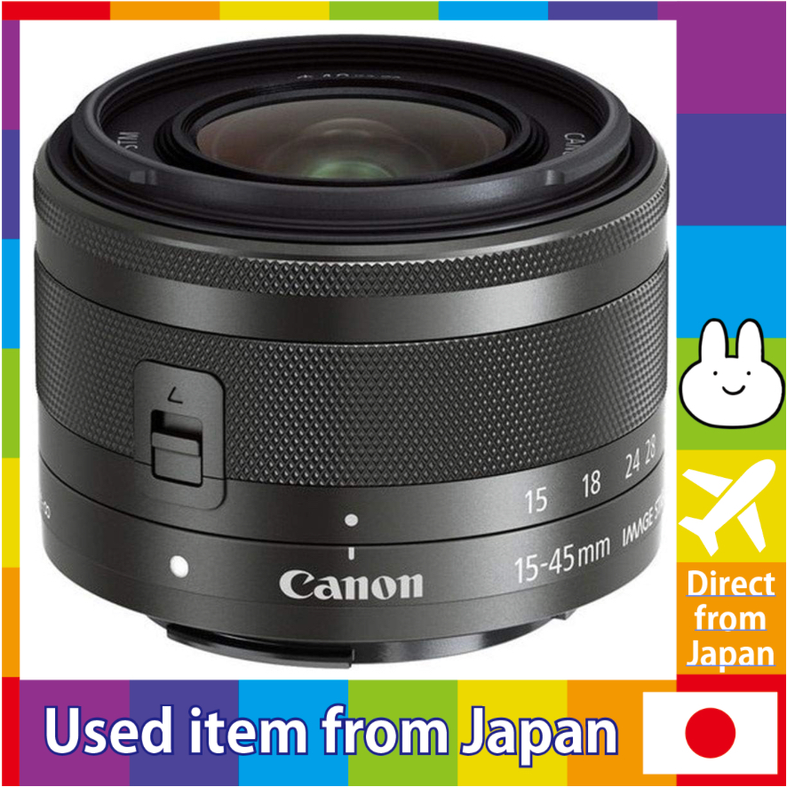 [Used in Japan] Canon standard zoom lens EF-M15-45mm F3.5-6.3IS STM ...