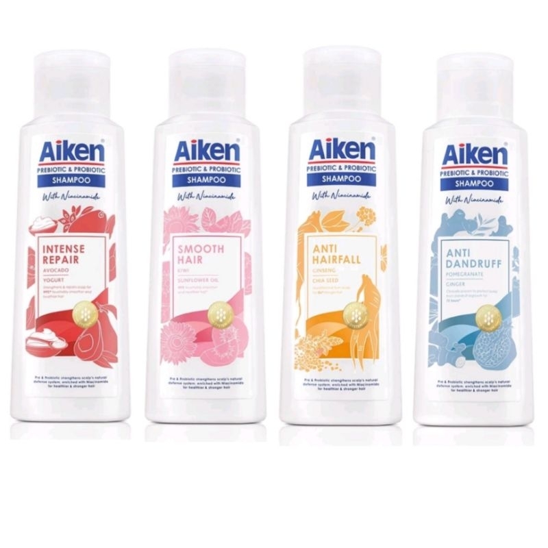 AIKEN Prebiotic Probiotic Shampoo 350g Intense Repair | Smooth Hair ...