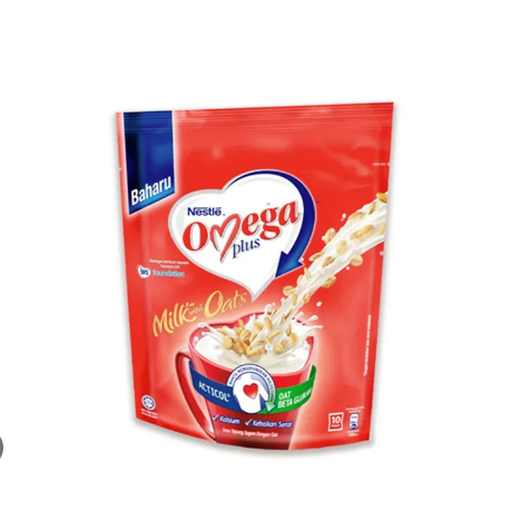[INDIVIDUAL PACKED 42G] NESTLE OMEGA PLUS MILK WITH OATS POWDER 42G 10S ...