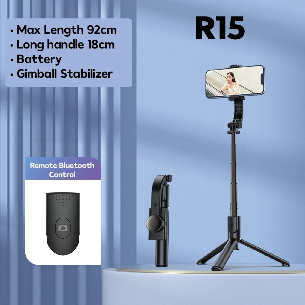 Gimbal Stabilizer Tripod 3 in 1 Selfie Stick For Phone Stabilizer ...