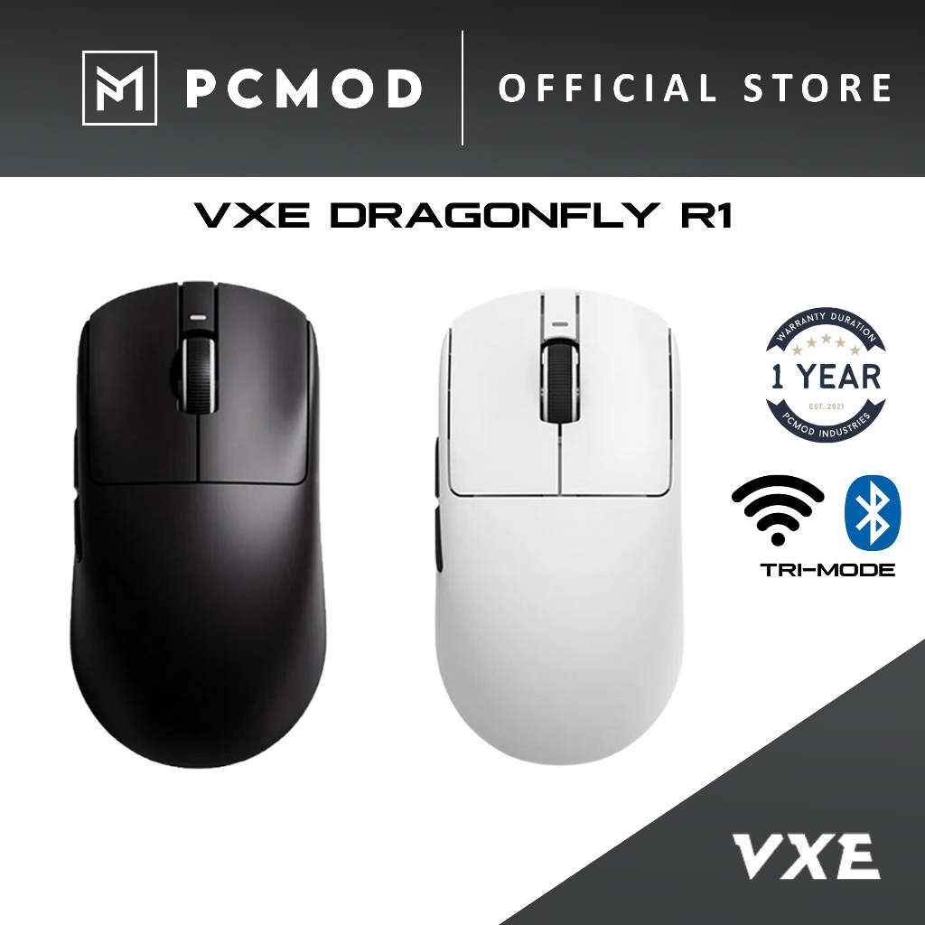 VXE Dragonfly Series Wireless Gaming Mouse | R1SE+ , R1 Pro , R1 Pro Max | PCMOD x KEYMOD ...