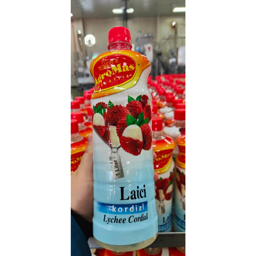 AGROMAS CORDIAL Syrup Rose Syrup Roselle Sarsi Sirap Ros Roselle Sarsi ...