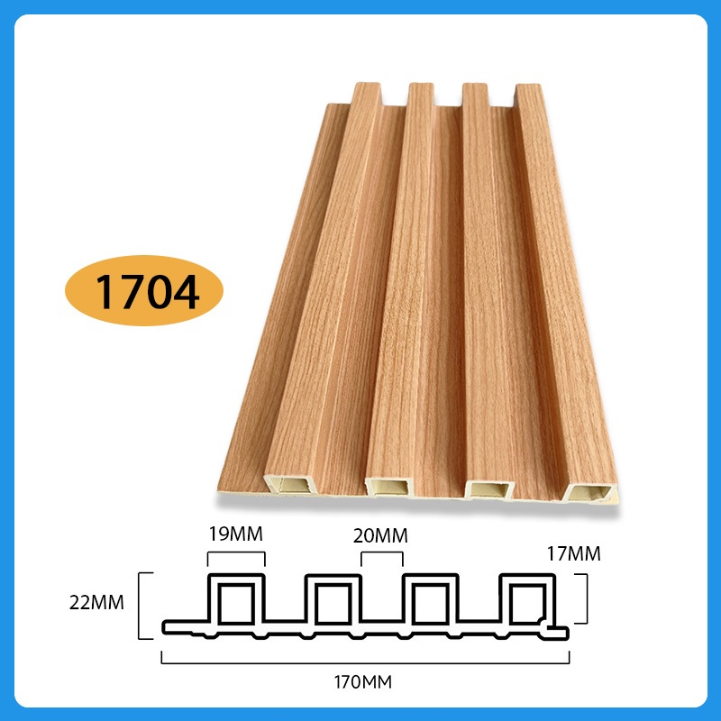 WPC Fluted Wall Panel Wood Strip Series 3000MM Panel Wall Decoration ...