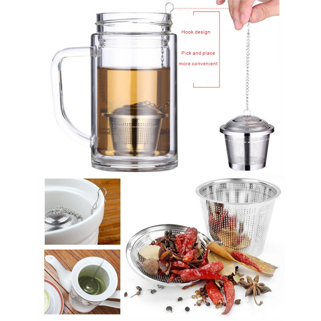 [CLEARANCE STOCK]Reusable Tea Filter Stainless Steel Teakettle Locking ...
