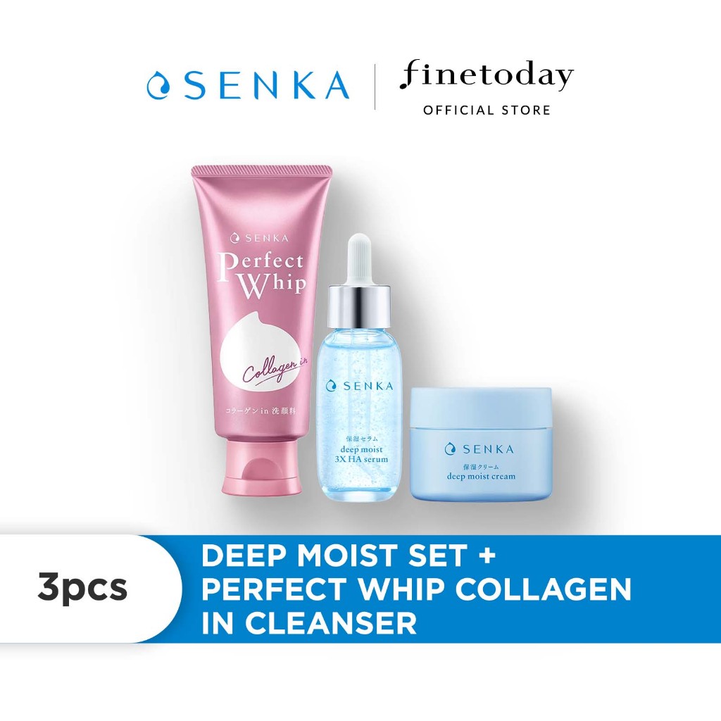 [BUNDLE]Senka Deep Moist Set + Senka Perfect Whip Collagen In Cleanser ...