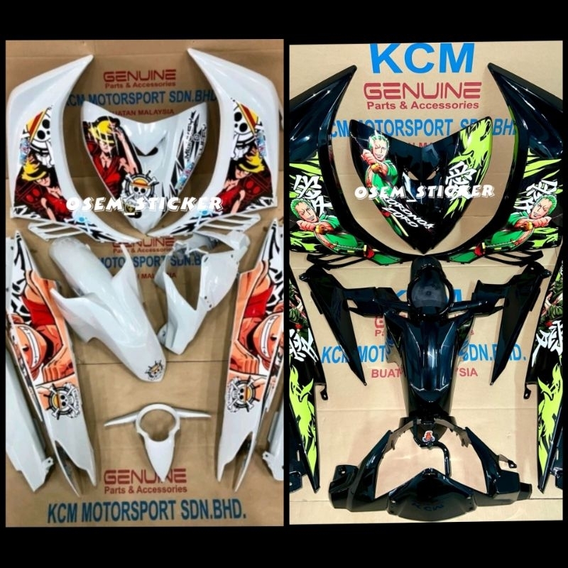 STICKER LC 135 / LC135 V2 V3 V4 V5 V6 V7 ONE PIECE LUFFY/ZORO | Shopee ...