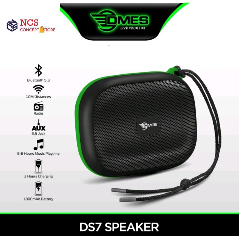 DMES DS7 Wireless V5.3 Bluetooth Mini Portable Stereo Speaker Home ...