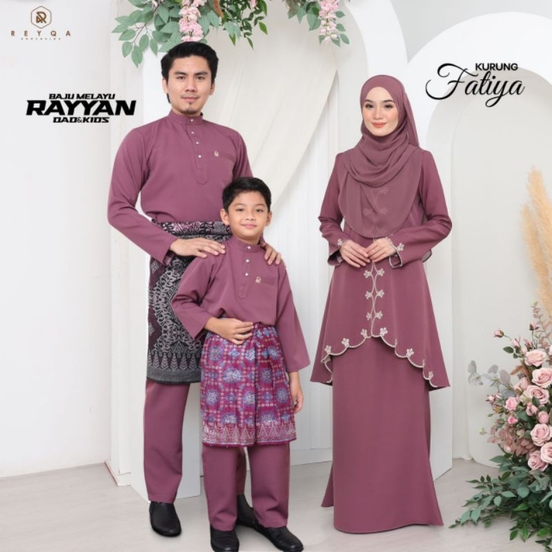 NEW | FAMILY SET SEDONDON | KURUNG FATIYA, KATRINA & BAJU MELAYU RAYYAN ...