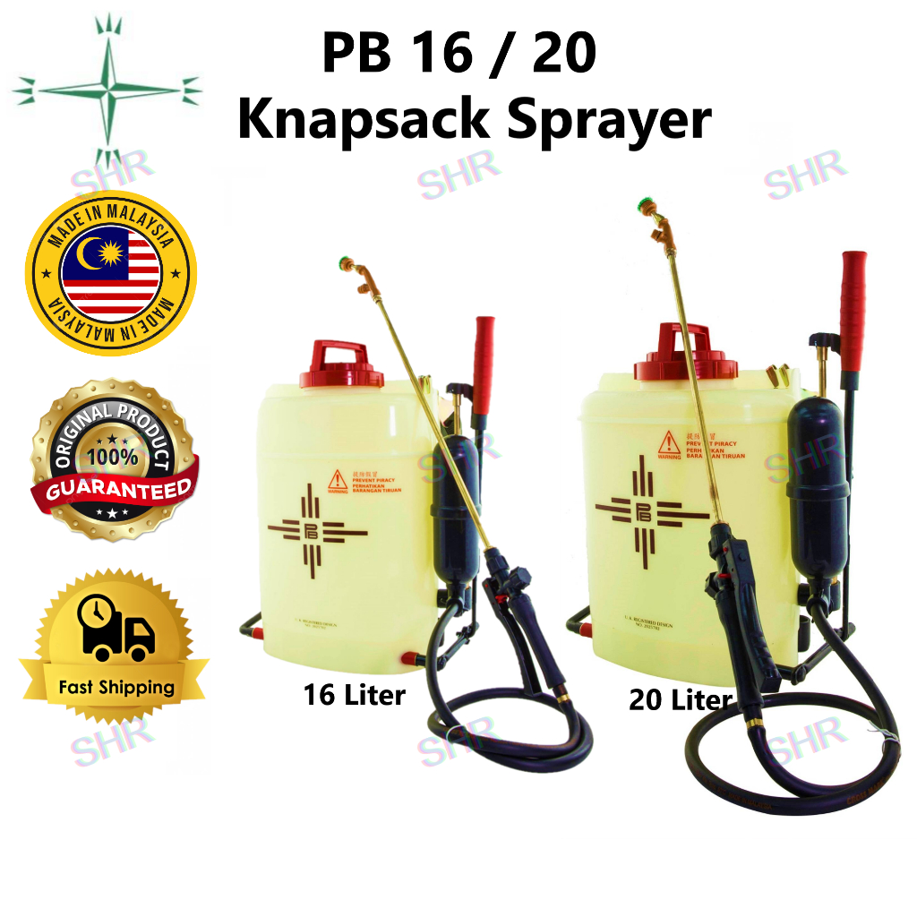 CROSS MARK PB 16 / 20 Knapsack Sprayer / Sprayer Manual / Pam Penyembur Galas / Pam Racun ...