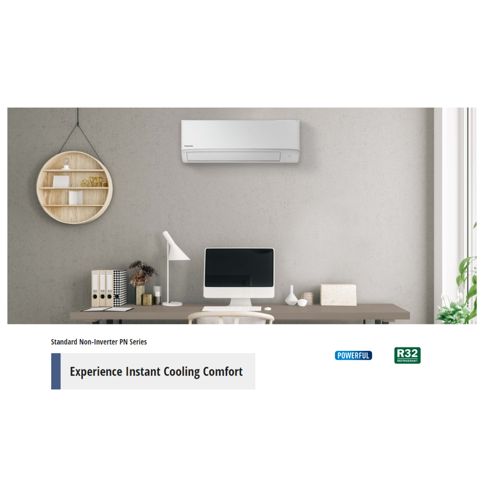 PANASONIC Standard Non-Inverter PN Series 1hp /1.5hp CS-PN9WKH CS ...