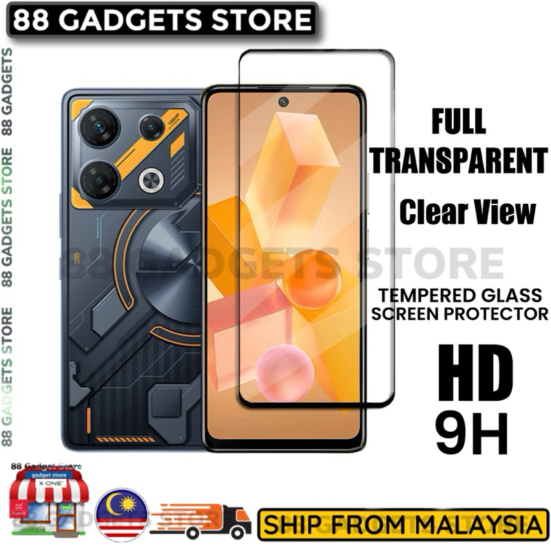 Infinix Note 40 / Hot 20i / Note 12 2023 / Note 30 Pro / GT 10 Pro 9H Clear Tempered Glass ...