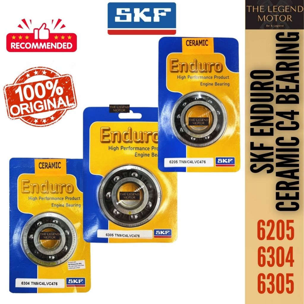 SKF Ceramic C4 Bearing 6205 6304 6305 Enduro Bering Crankshaft Kranksab ...