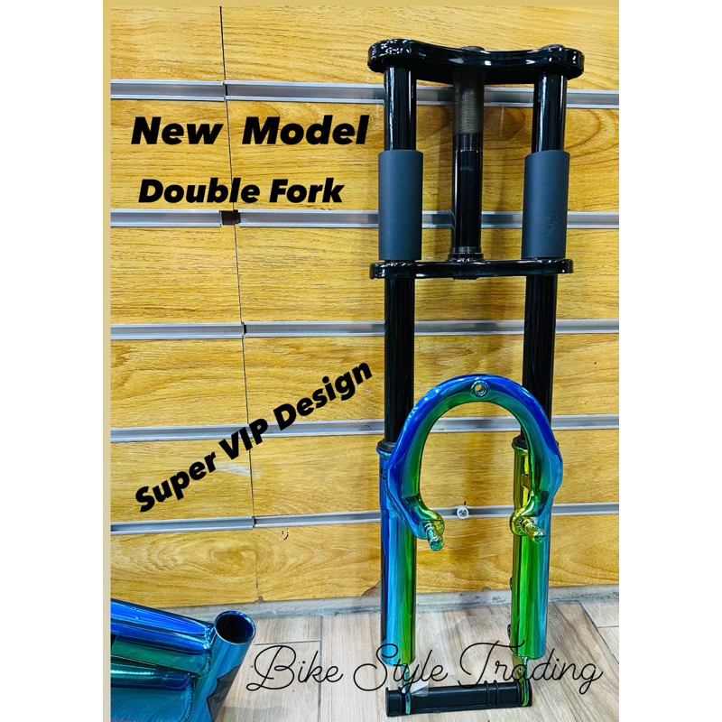 DOUBLE FORK / Fork basikal / basikal lajak / 20inch Double fork / GT ...