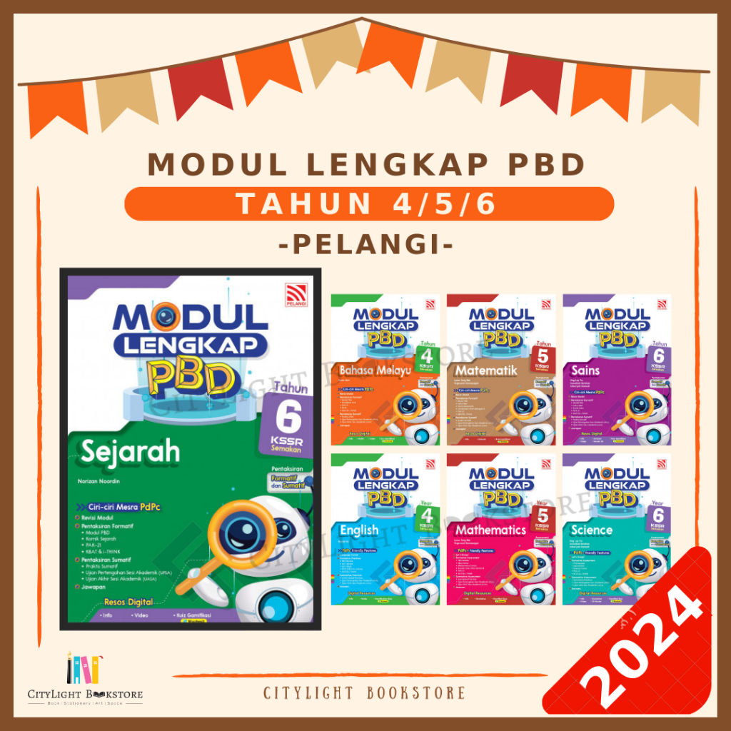 [CITYLIGHT] Buku Latihan 2024: Modul Lengkap PBD / Genius PBD (2023) KSSR Semakan Tahun 4 / 5 ...