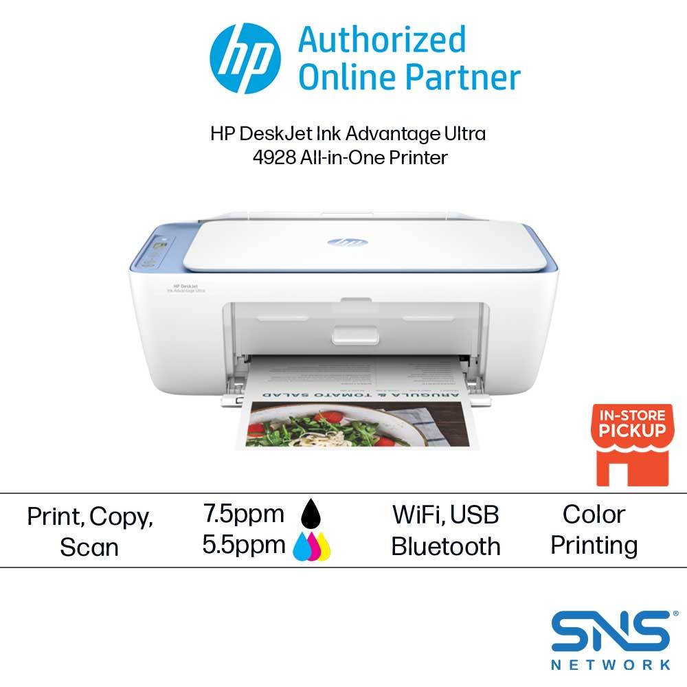 HP DeskJet Ink Advantage Ultra 4928 All-in-One Printer [*Free eCredit ...