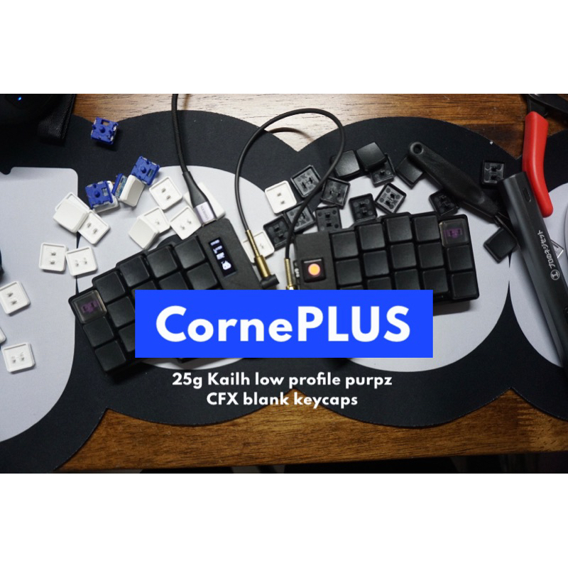 Corne Ergonomic Split Mechanical Keyboard Kailh Mx Hotswap / Cornr LP ...
