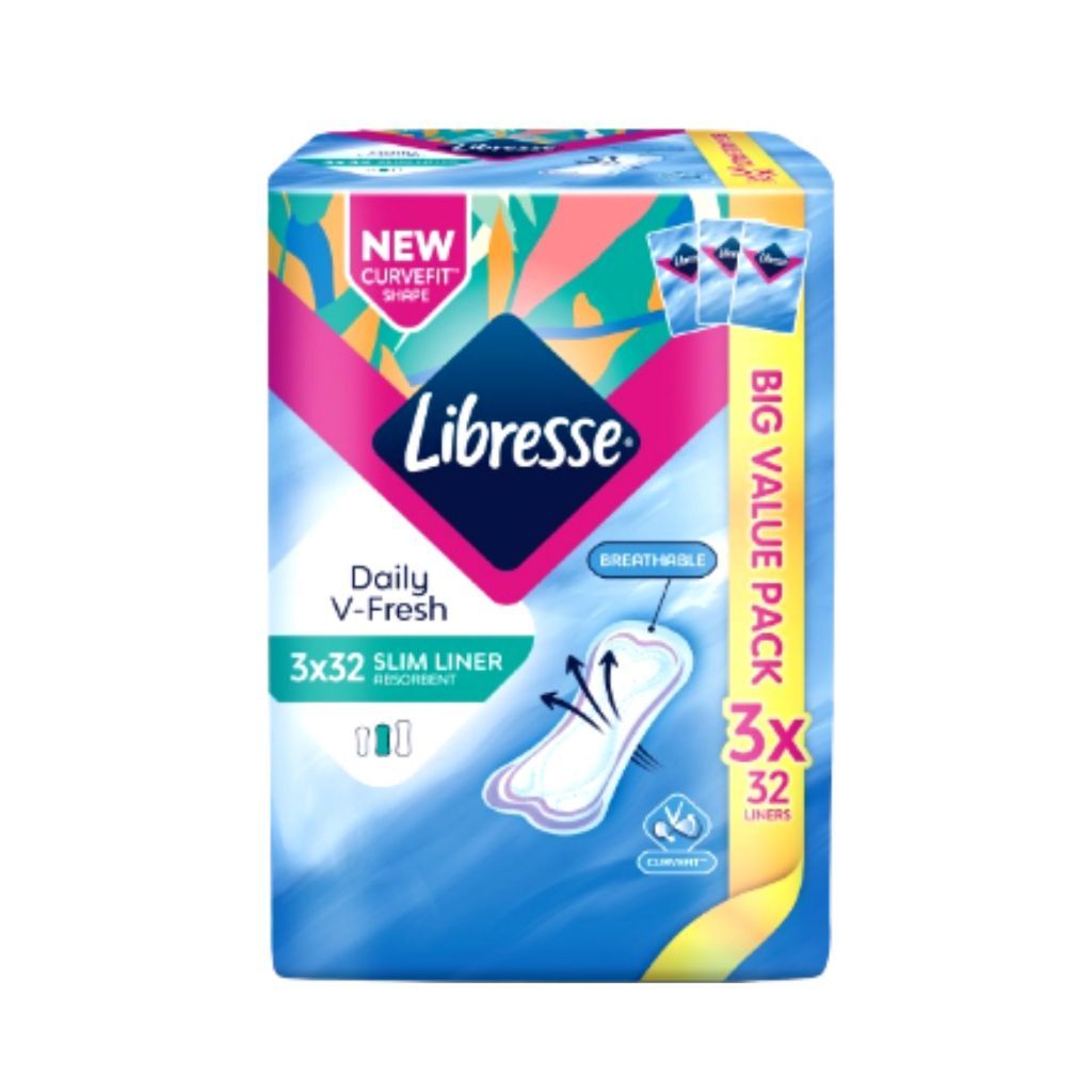 Libresse Slim Panty Liner 32'sx3 (3531) | Shopee Malaysia