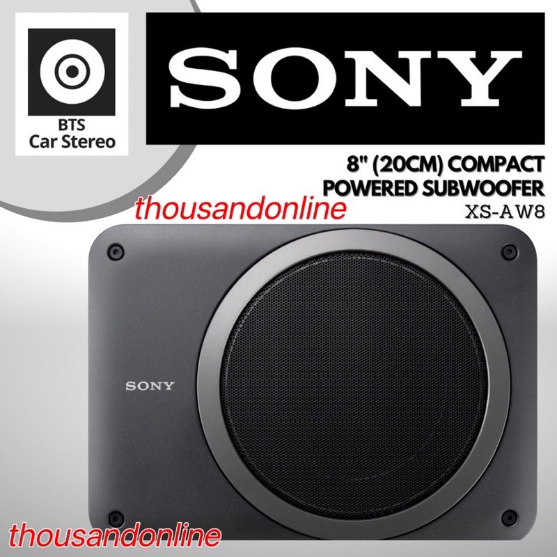 ***100% ORIGINAL*** SONY UNDERSEAT SUBWOOFER XS-AW8 - 8 INCH (20CM ...
