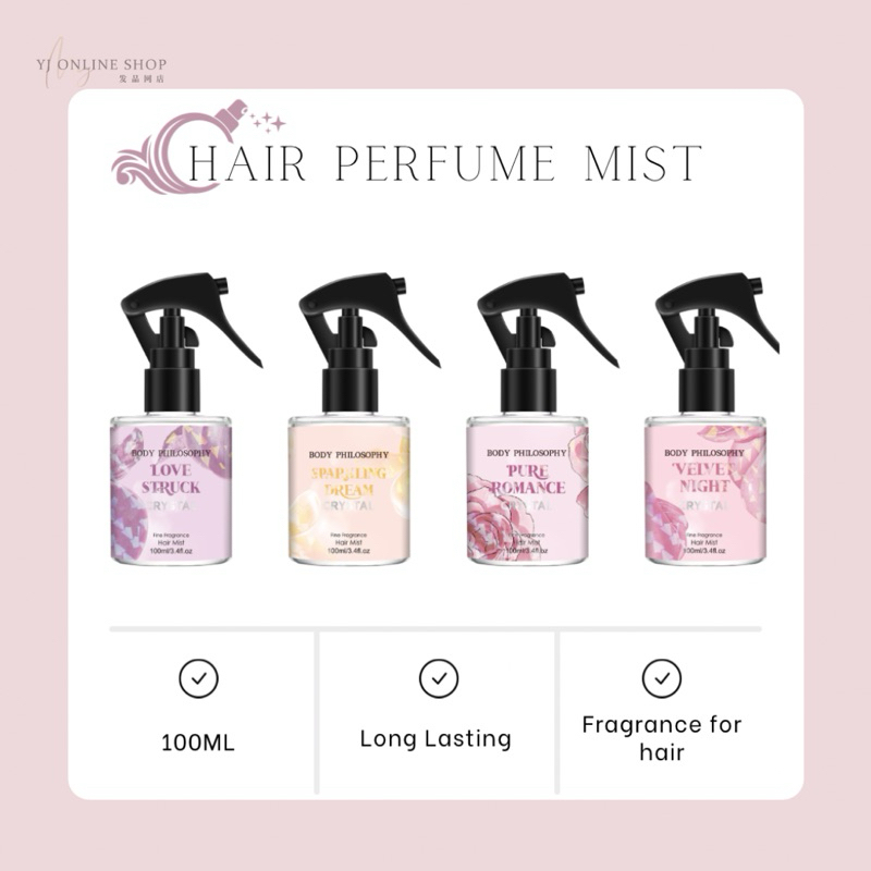 Body Philosophy Minyak Wangi Semburan Rambut Hair Mist Perfume Mist ...