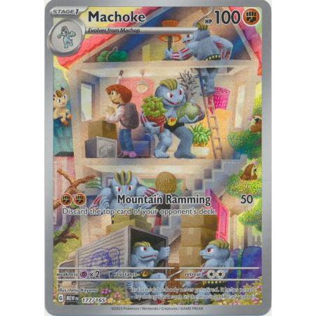 Pokemon TCG - Machoke - 177/165 - Illustration Rare | Shopee Malaysia