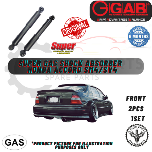 HONDA ACCORD SM4/SV4 (REAR 2PCS) 100% ORIGINAL (GAB) SUPER GAS SHOCK ...