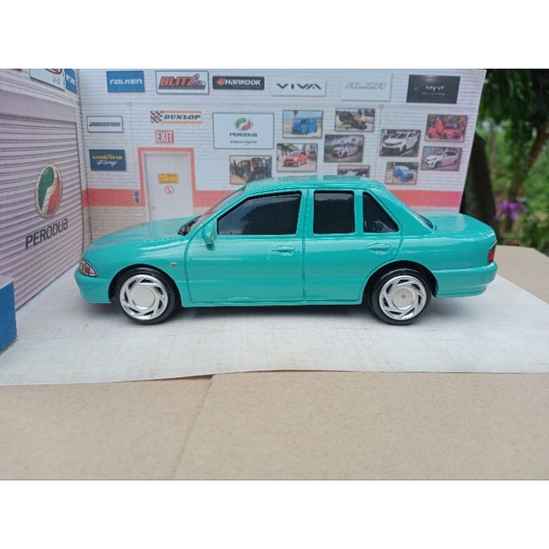 PROTON WIRA TURQUOISE BLUE SCALE 1/24 | Shopee Malaysia