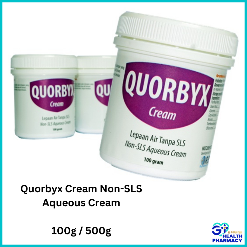 Quorbyx Cream Non-SLS Aqueous Cream (100g/500g) | Shopee Malaysia