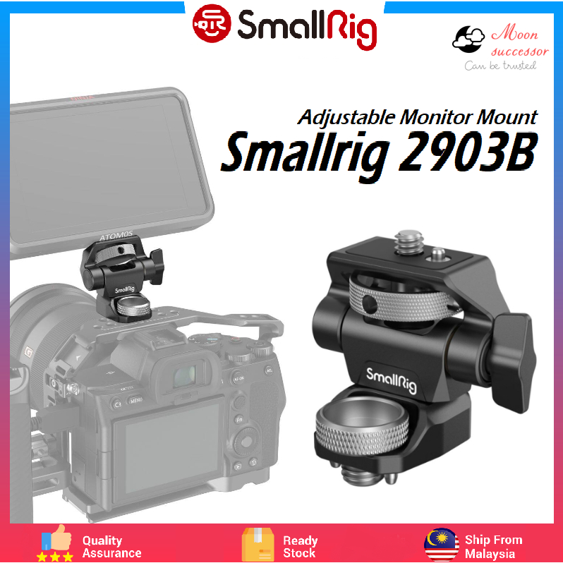 SmallRig 2903 2903B Swivel and Tilt Adjustable Monitor Mount with ARRI ...