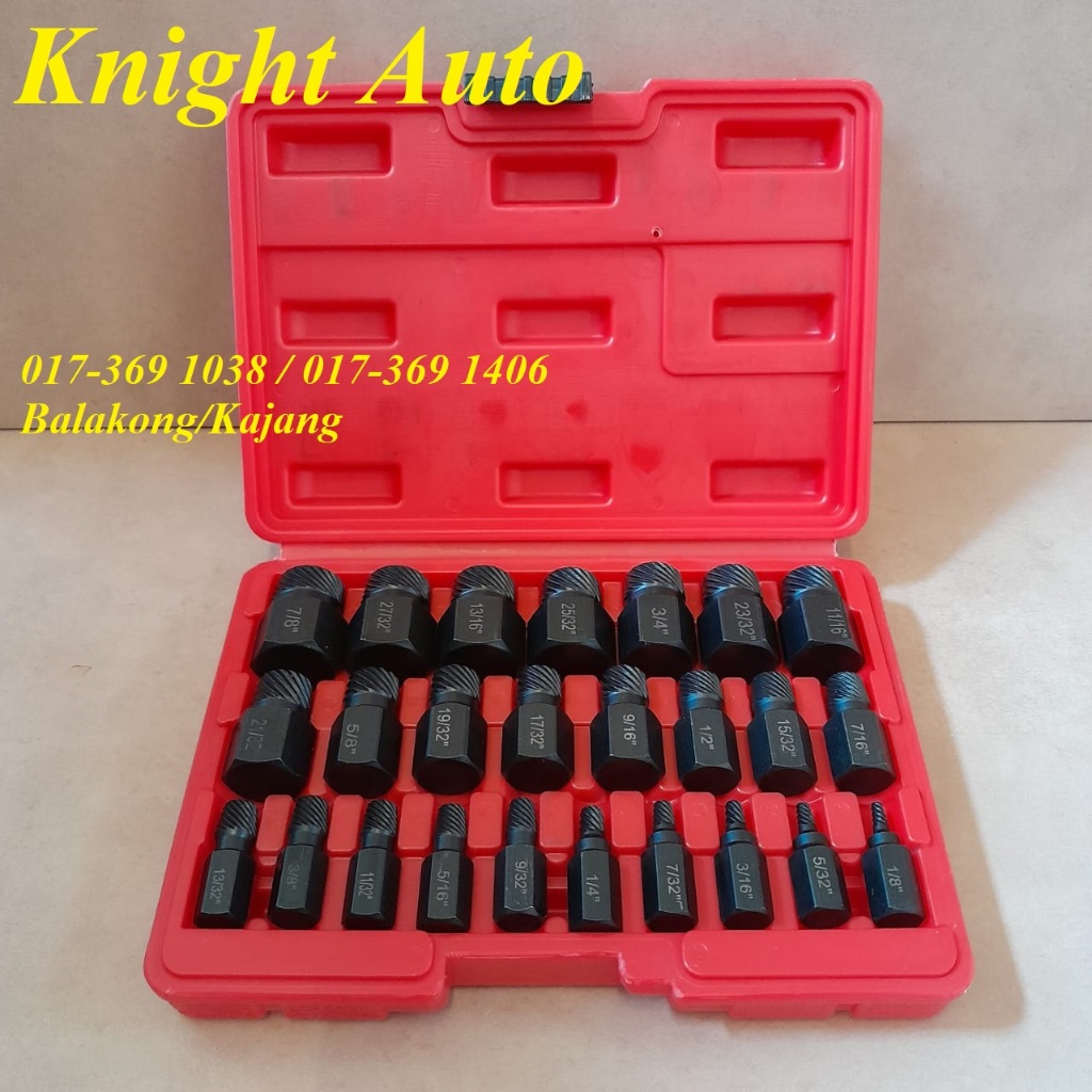 KGT 25pcs Damaged Screw Extractor Remover Set ID35431 | Shopee Malaysia