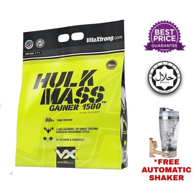 [NEW] HULK MASS GAINER 1500 VitaXstrong Muscle Protein | Shopee Malaysia