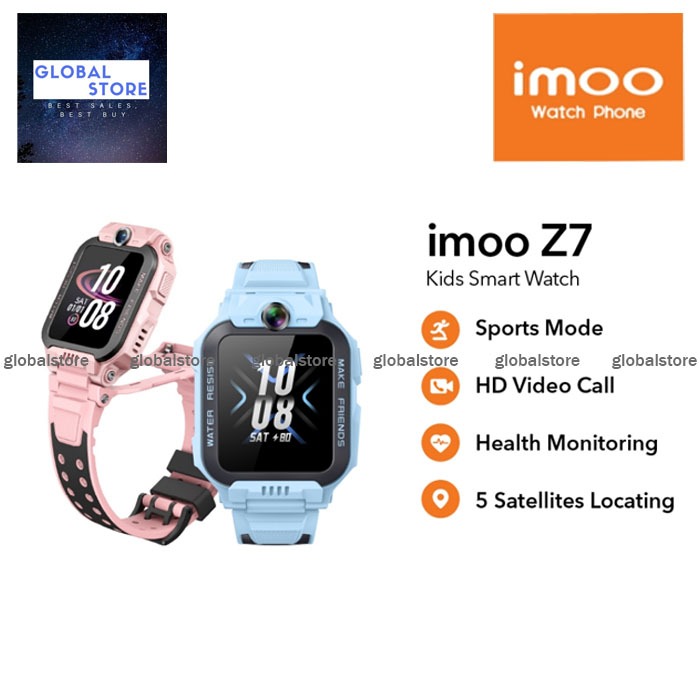 imoo Z7 Sport Modes Video Call ,GPS tracker Smart Kid Watch | Shopee Malaysia